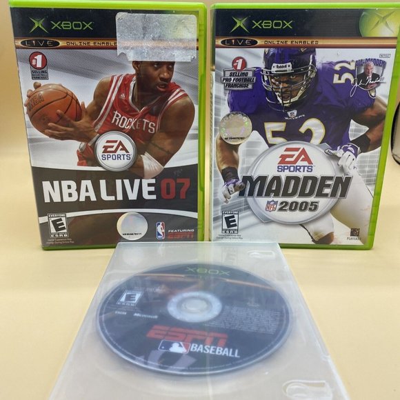 Video Games & Consoles | Original Xbox Sports Game Lot Of 3 Nba 7 ...